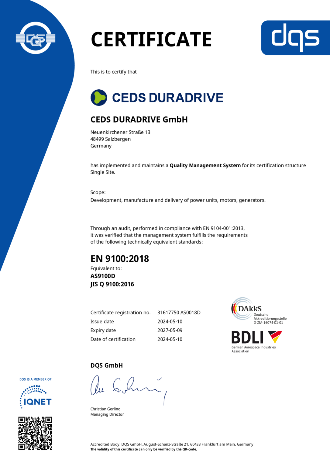 CEDS DURADRIVE: Service & maintenance for drives