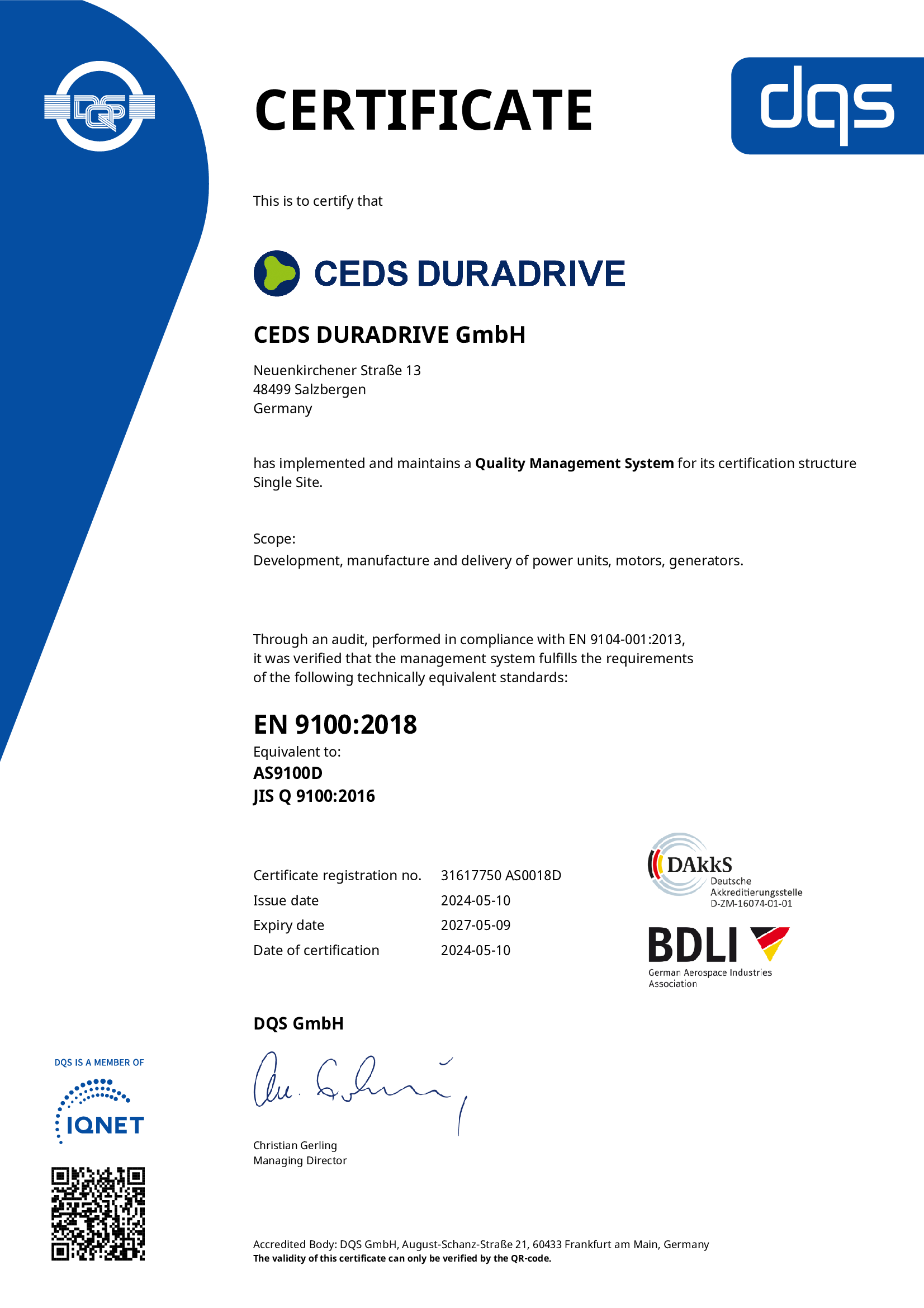 CEDS DURADRIVE: Fast repair service for drives